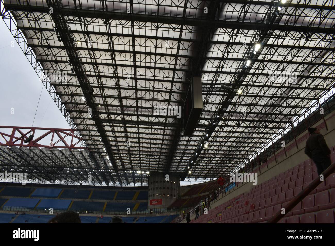 Inside of San Siro/Giuseppe Meazza, AC Milan & Inter Milan stadium ...