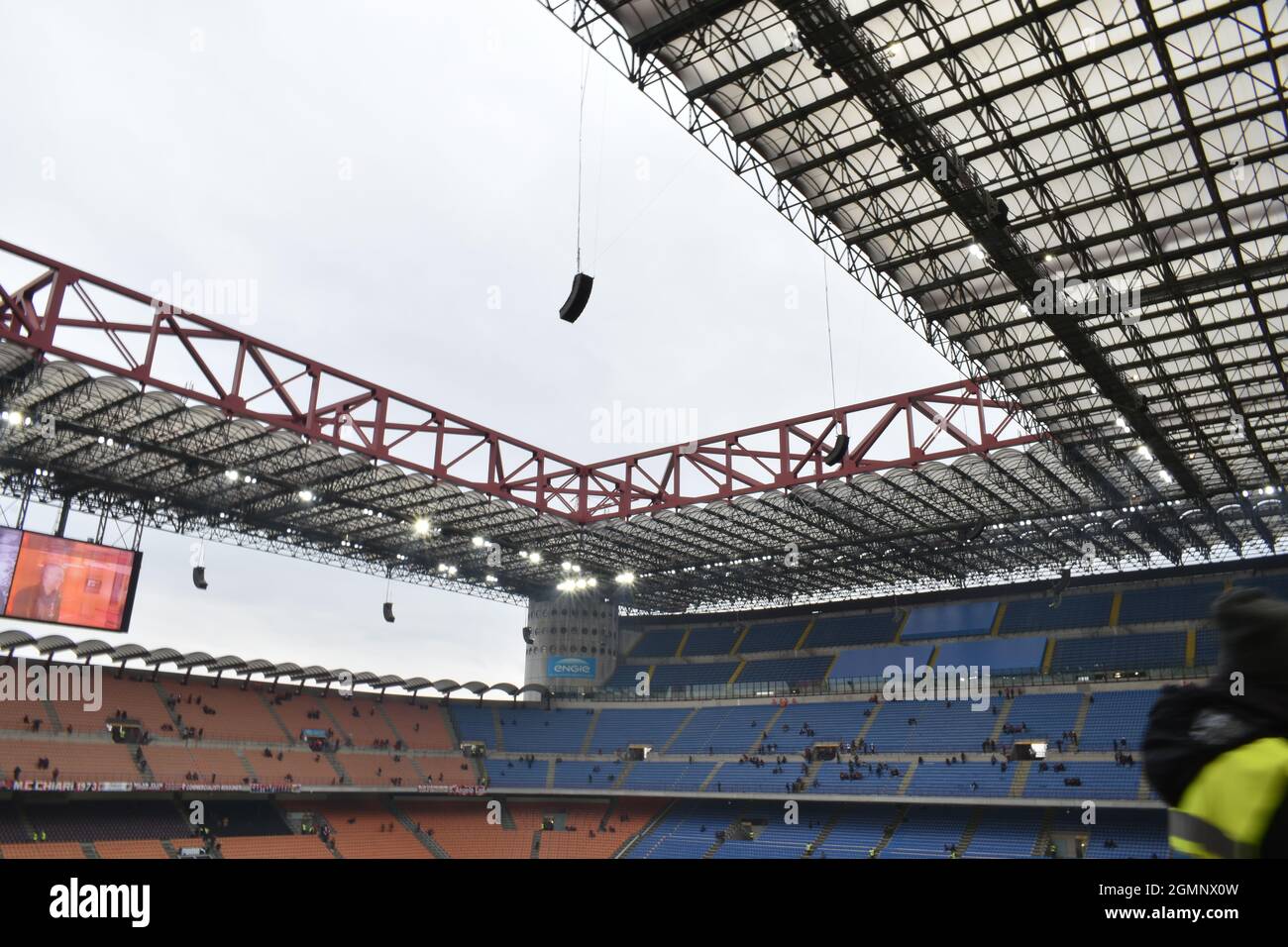 Inside of San Siro/Giuseppe Meazza, AC Milan & Inter Milan stadium ...