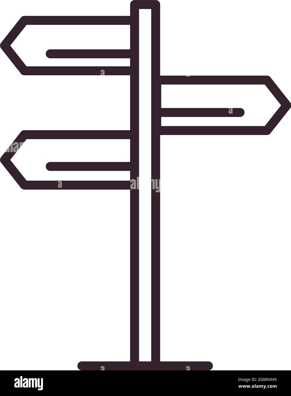 Road sign on white background Stock Vector Image & Art - Alamy