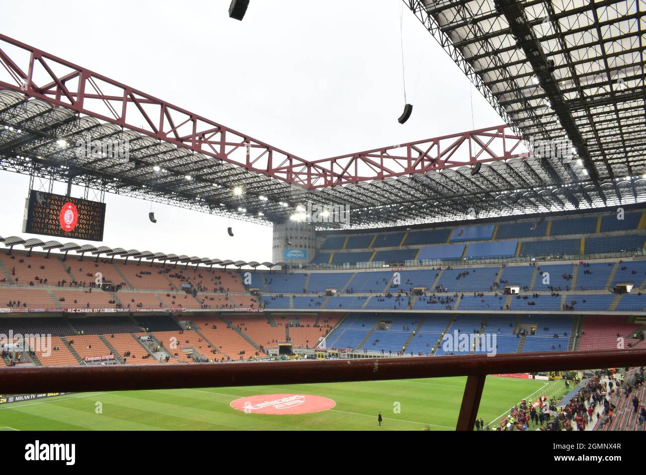 Inside of San Siro/Giuseppe Meazza, AC Milan & Inter Milan stadium ...