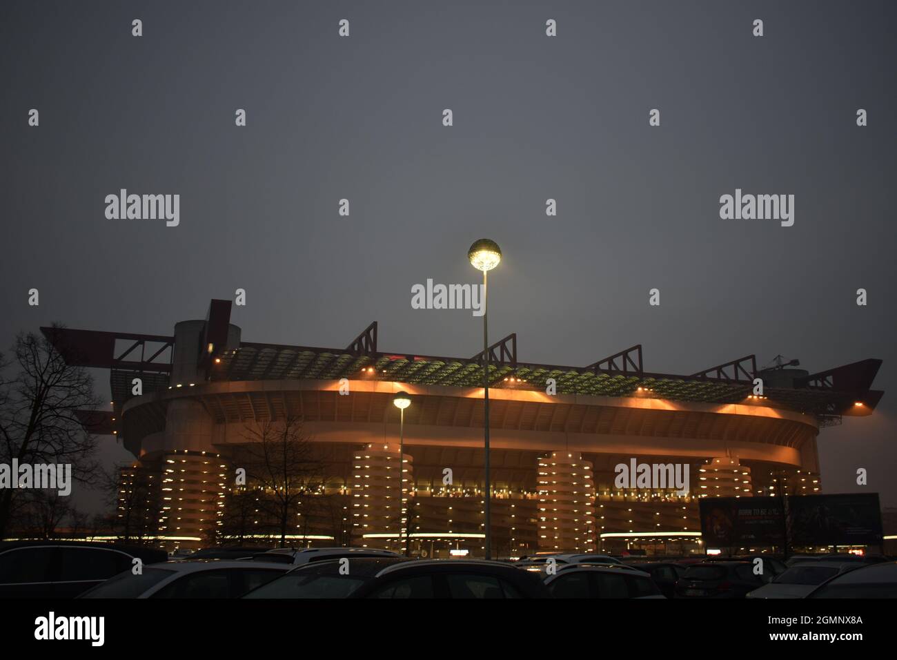 Outside of San Siro/Giuseppe Meazza, AC Milan & Inter Milan stadium ...
