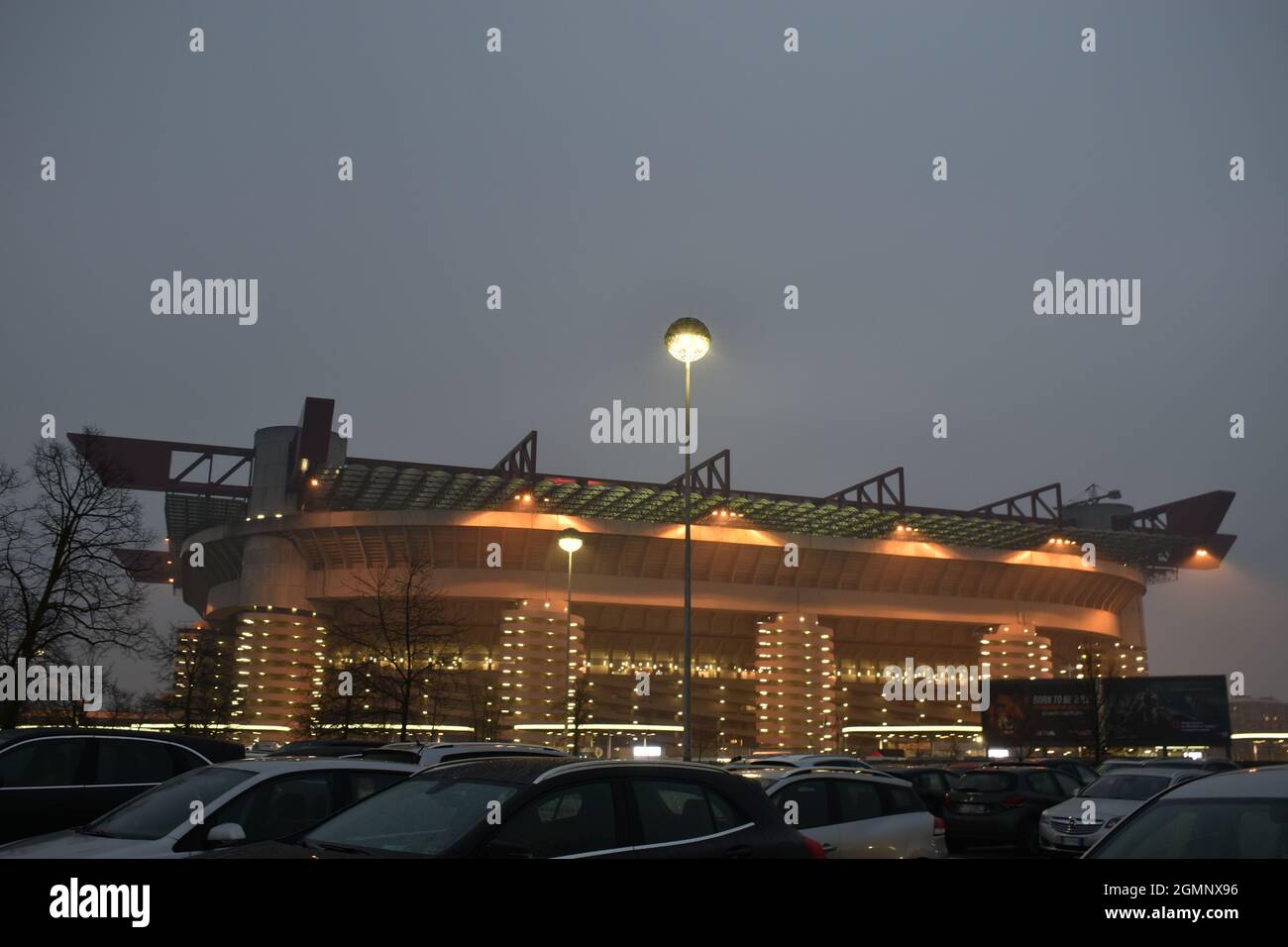 Outside of San Siro/Giuseppe Meazza, AC Milan & Inter Milan stadium ...