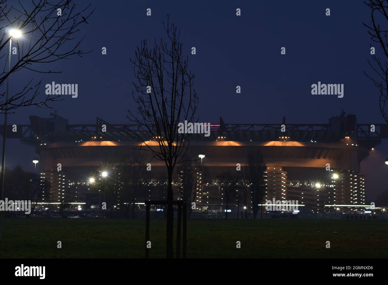 Outside of San Siro/Giuseppe Meazza, AC Milan & Inter Milan stadium ...
