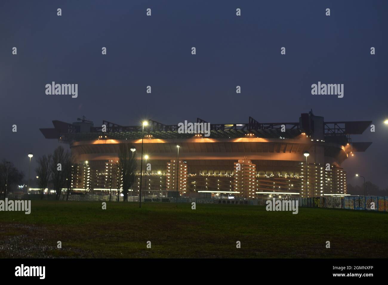 Outside of San Siro/Giuseppe Meazza, AC Milan & Inter Milan stadium ...