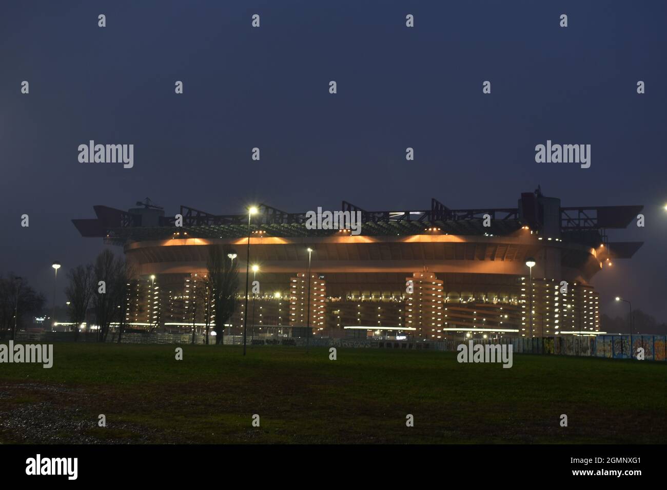 Outside of San Siro/Giuseppe Meazza, AC Milan & Inter Milan stadium ...