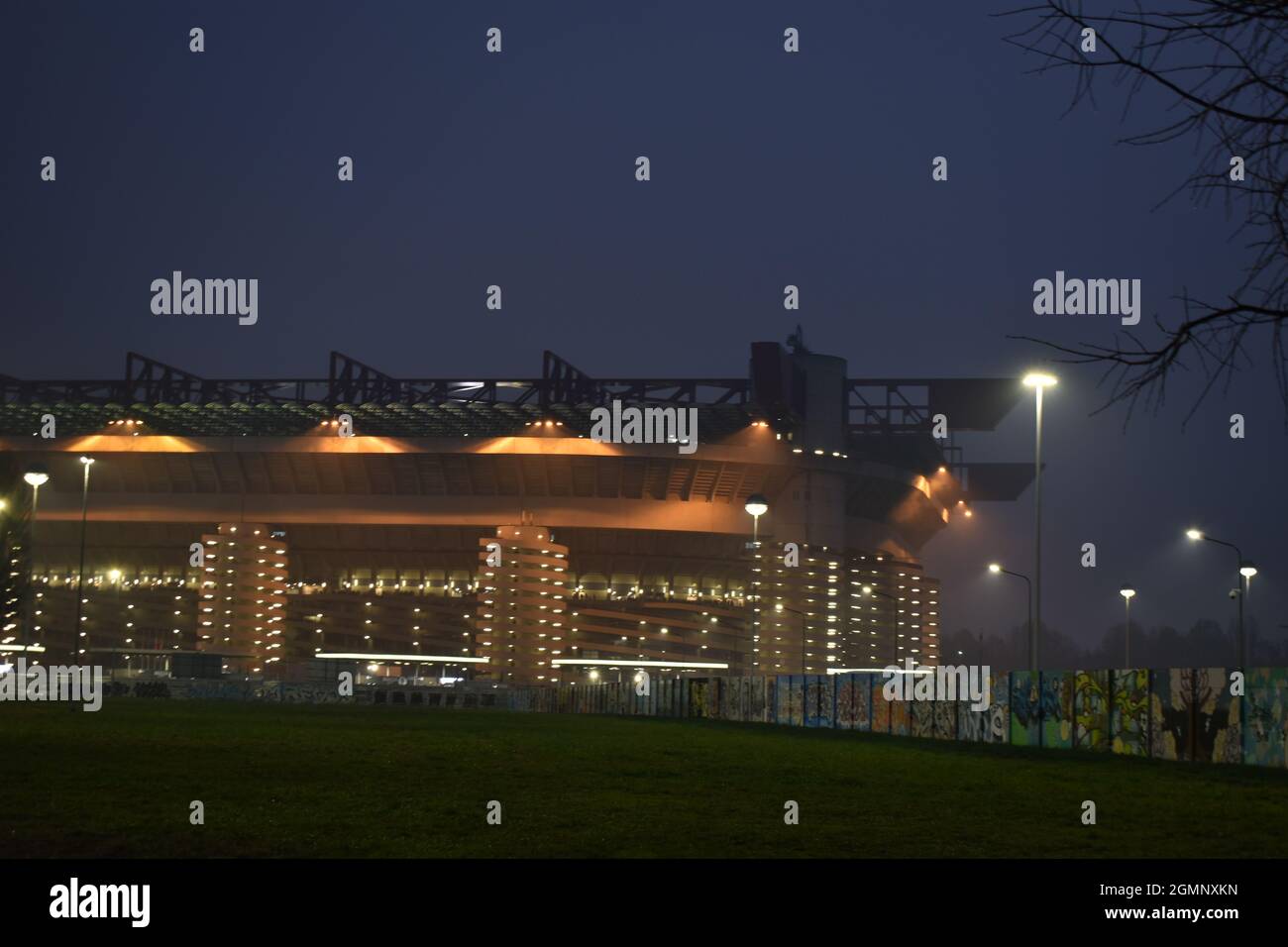 Outside of San Siro/Giuseppe Meazza, AC Milan & Inter Milan stadium ...