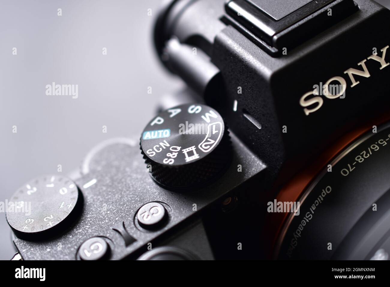 Delhi, India - September 7, 2020: Sony custom dial macro, Sony camera ...