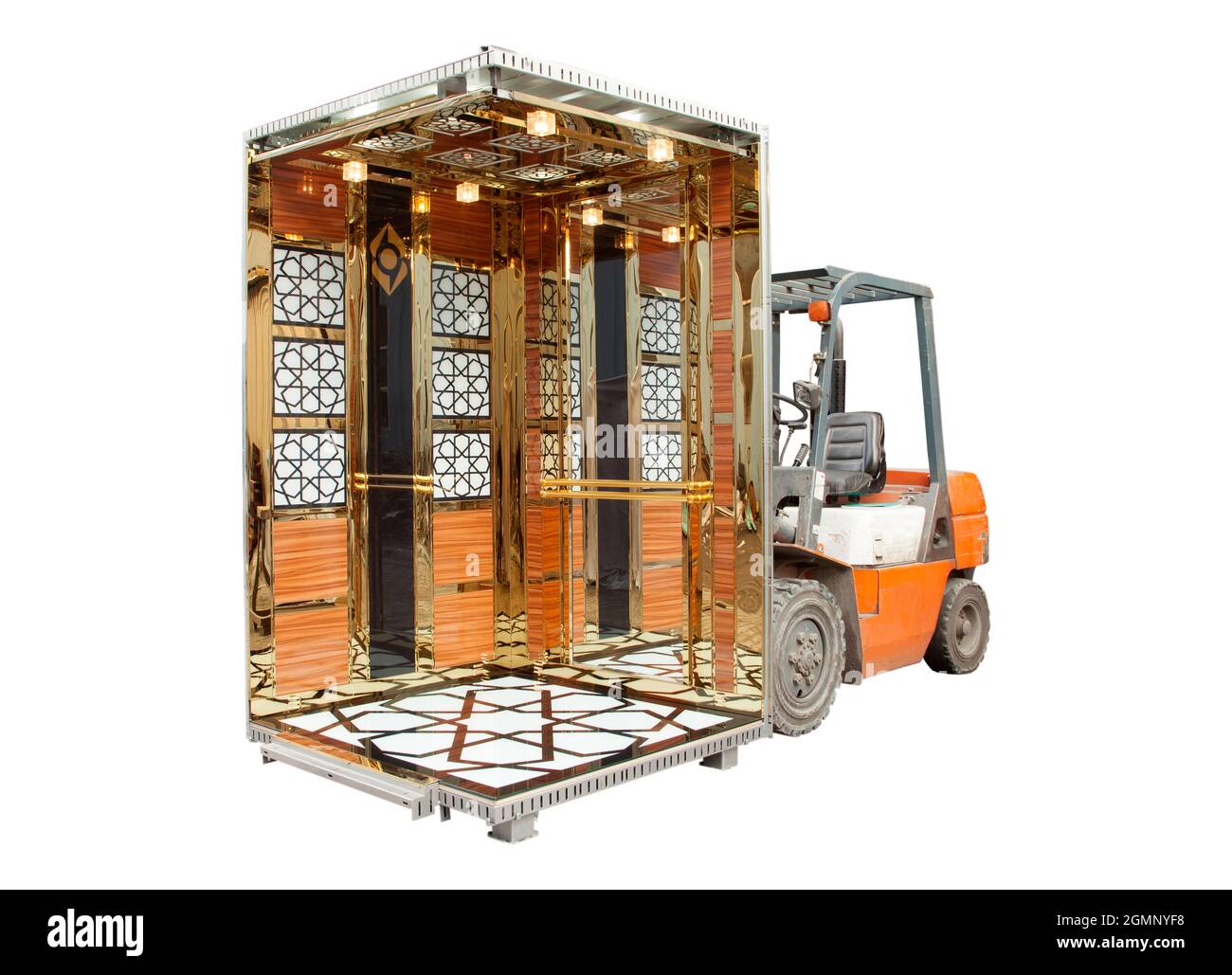 Inside elevator Cut Out Stock Images & Pictures - Alamy