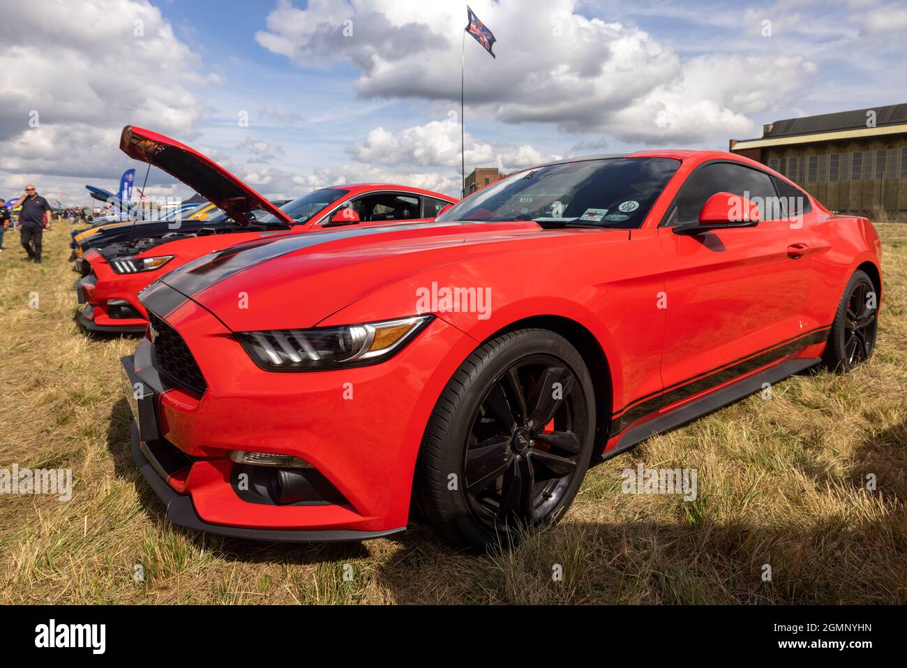 Sixth generation Ford Mustang GT on display at the Abingdon Air ...