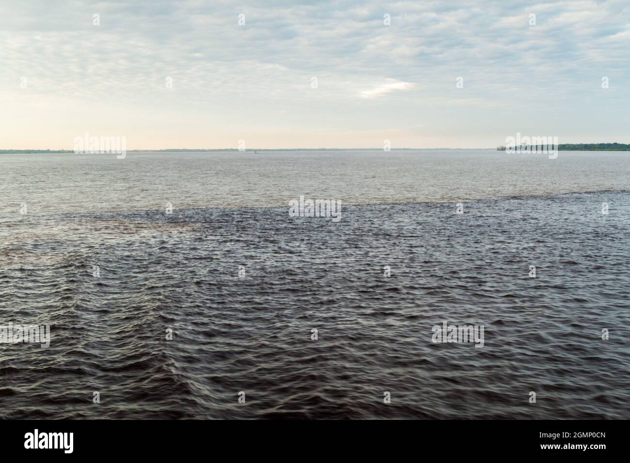 The Meeting of Waters (Encontro das Aguas) is the confluence between ...