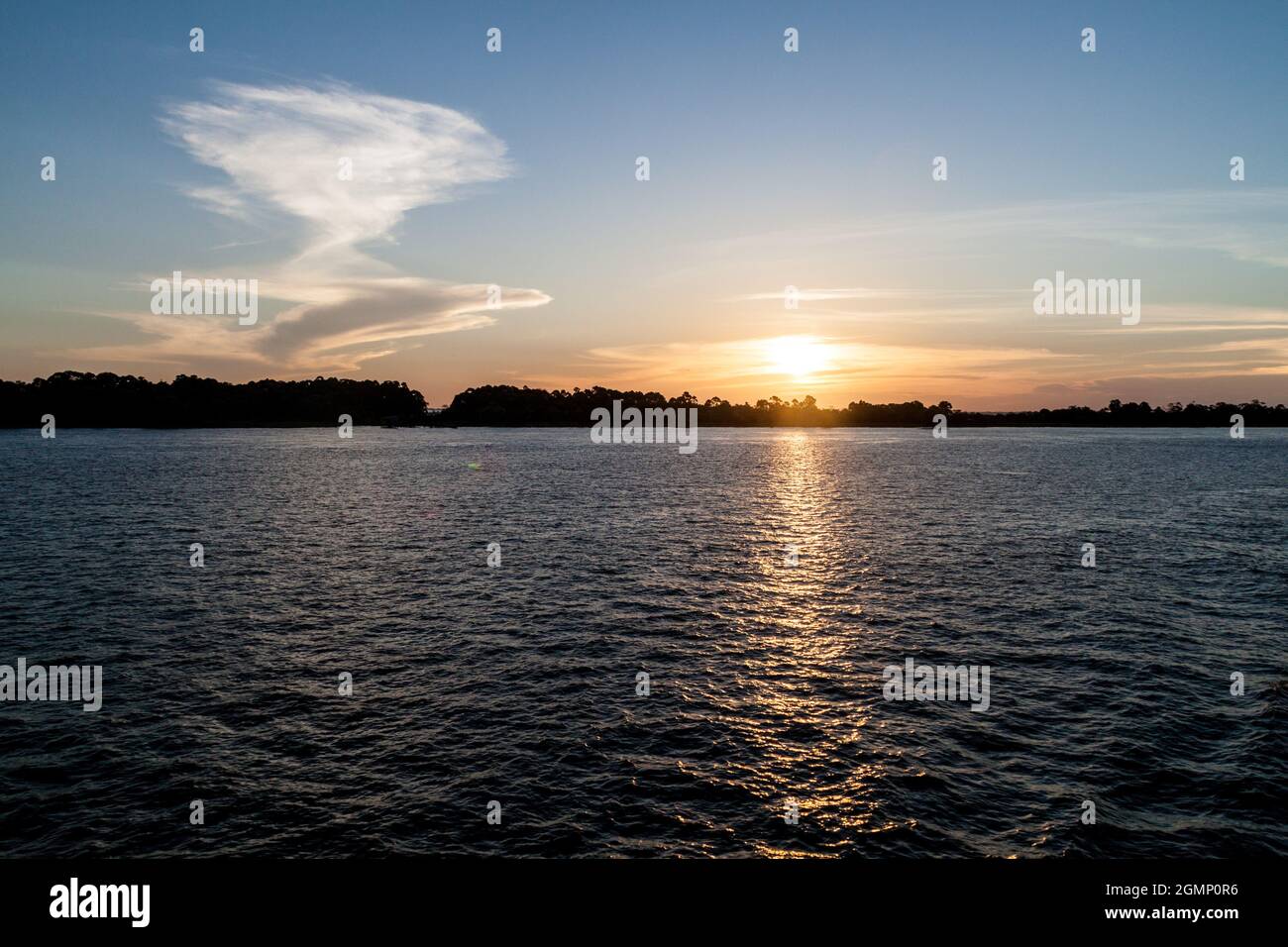 Amazon rainforest vegetation sunset hi-res stock photography and images ...