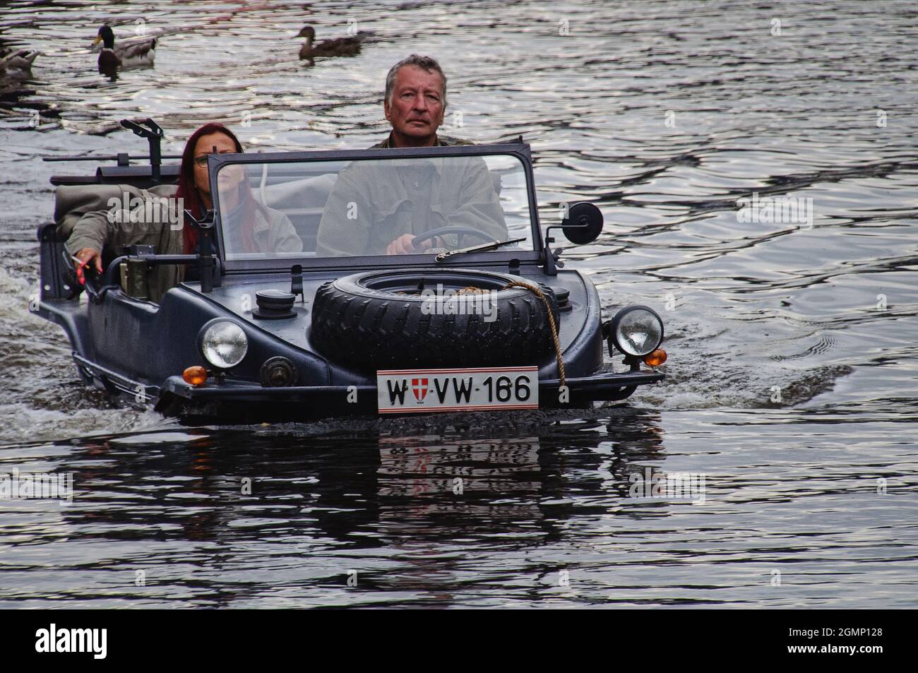The KdF 166 Schwimmwagen 4x4 4x4 amphibious military vehicle was one of ...