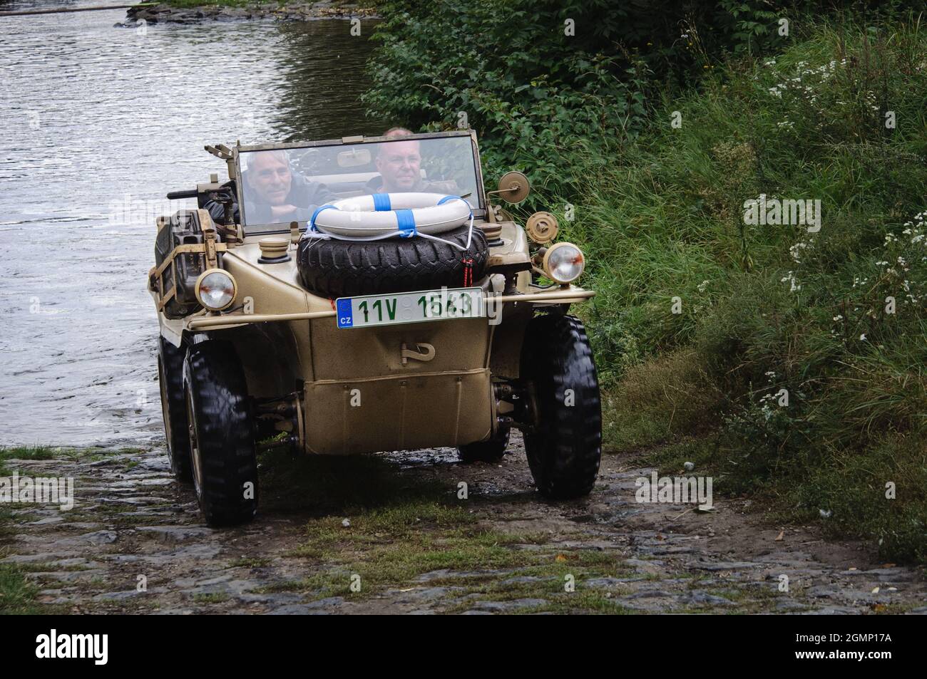 The KdF 166 Schwimmwagen 4x4 4x4 amphibious military vehicle was one of ...