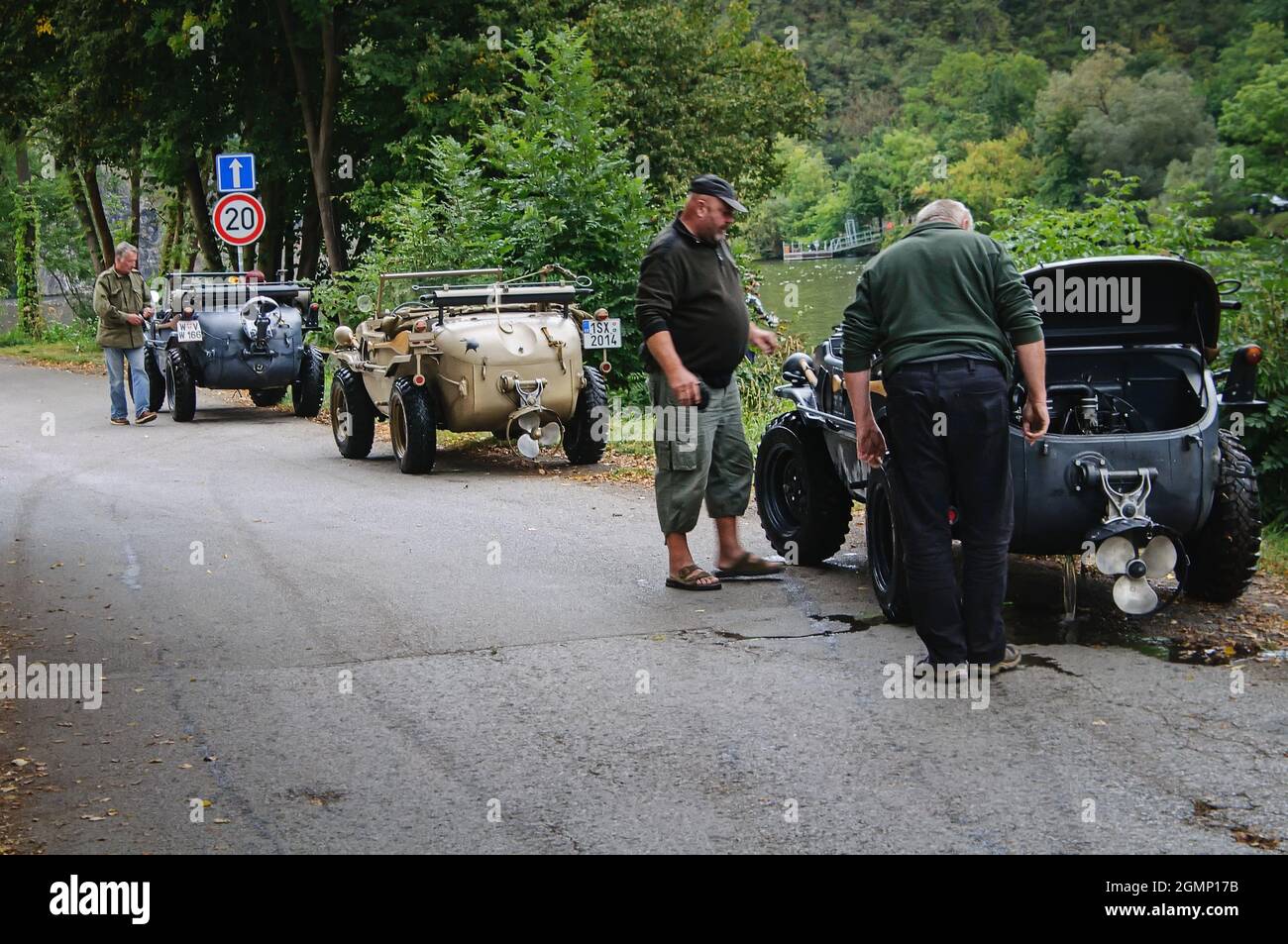 The KdF 166 Schwimmwagen 4x4 4x4 amphibious military vehicle was one of ...