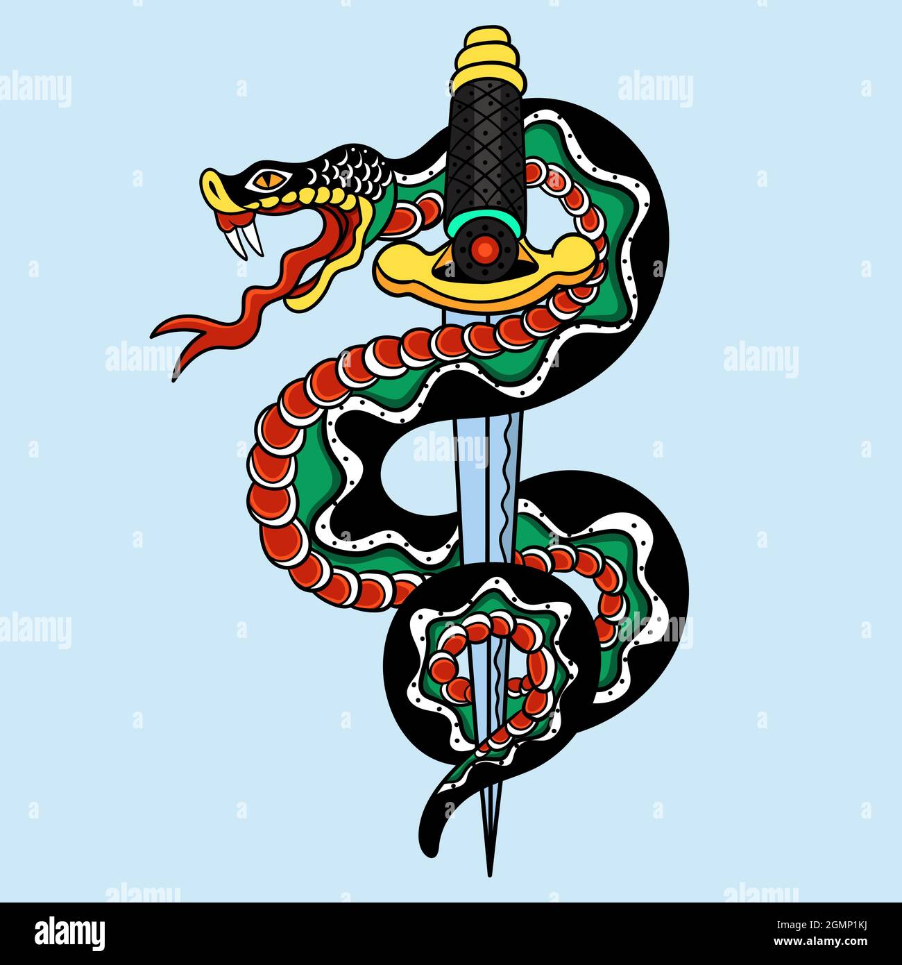 Snake sword black hi-res stock photography and images - Alamy