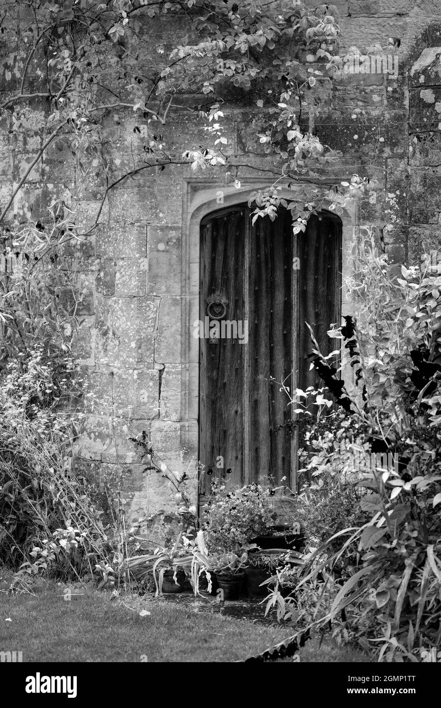 Beautiful landscape architectural detail image of old historic medieval ...