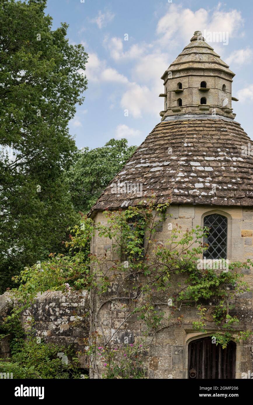 Beautiful landscape architectural detail image of old historic medieval ...