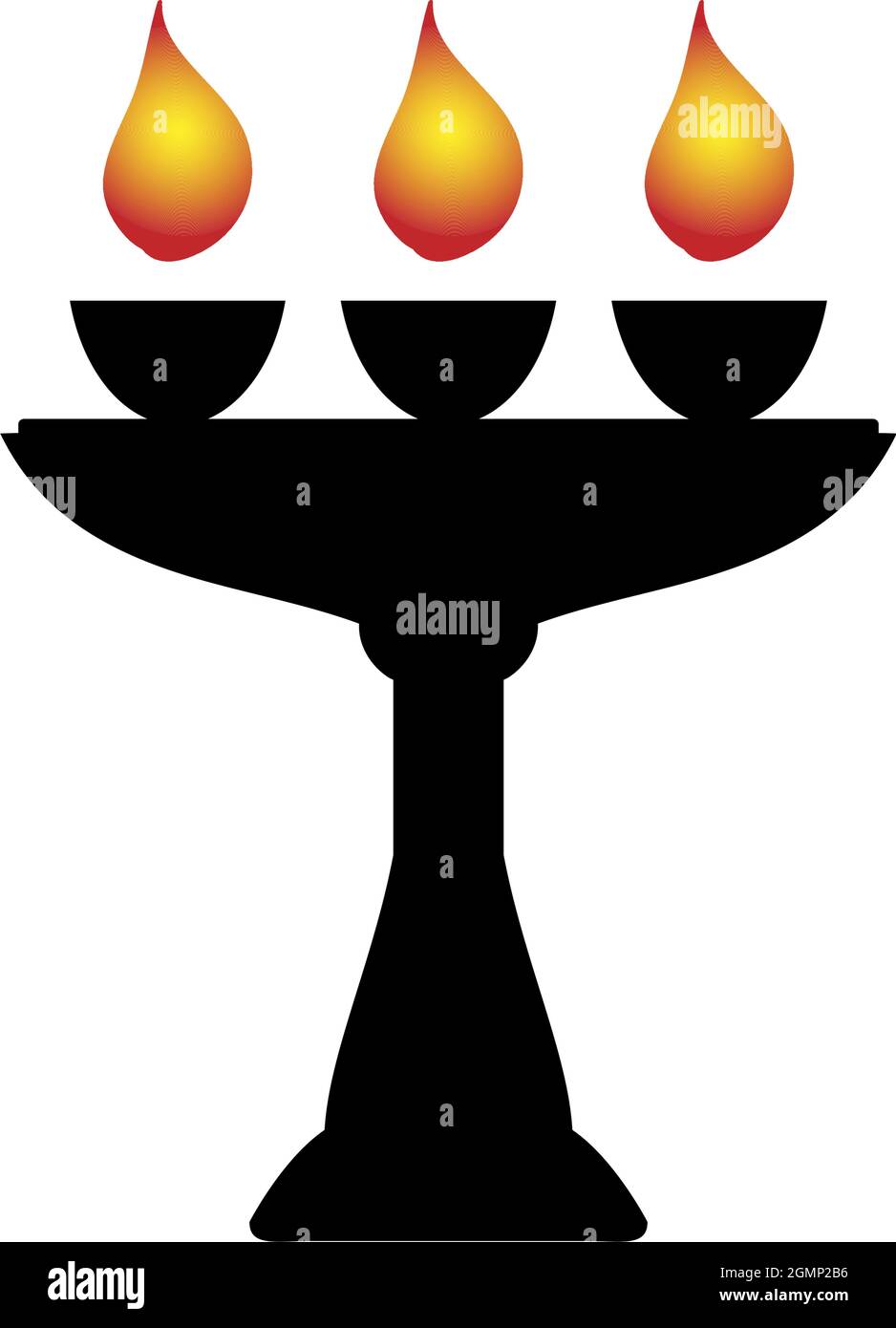 Silhouettes lamps Happy Diwali light festival of India. Diwali ...