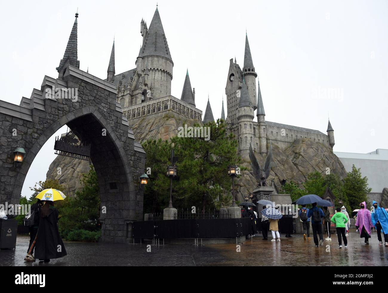 Beijing China 20th Sep 2021 Tourists Visit The Wizarding World Of Harry Potter At The