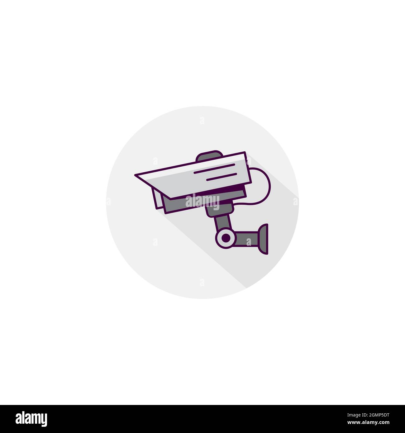 CCTV Vector icon design illustration Template Stock Photo - Alamy