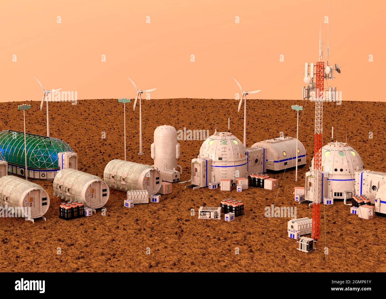 Mars Colony Model