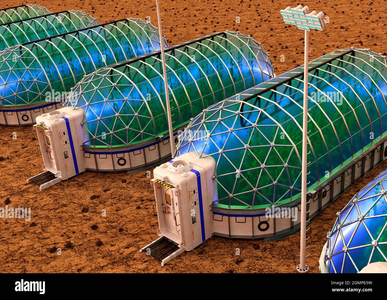 Mars Colony Greenhouse