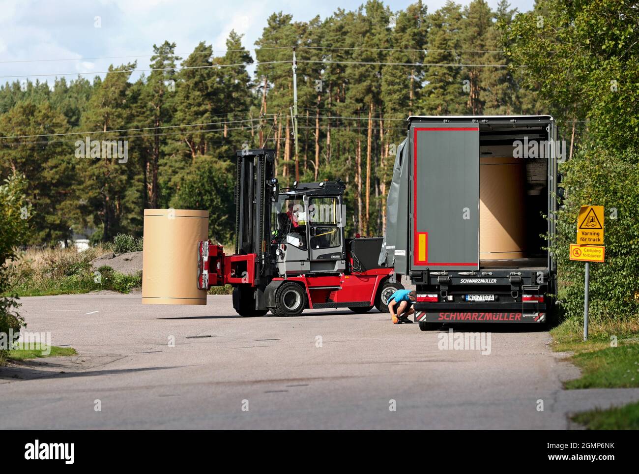 Stora Enso Packaging in Vikingstad, Sweden Stock Photo - Alamy