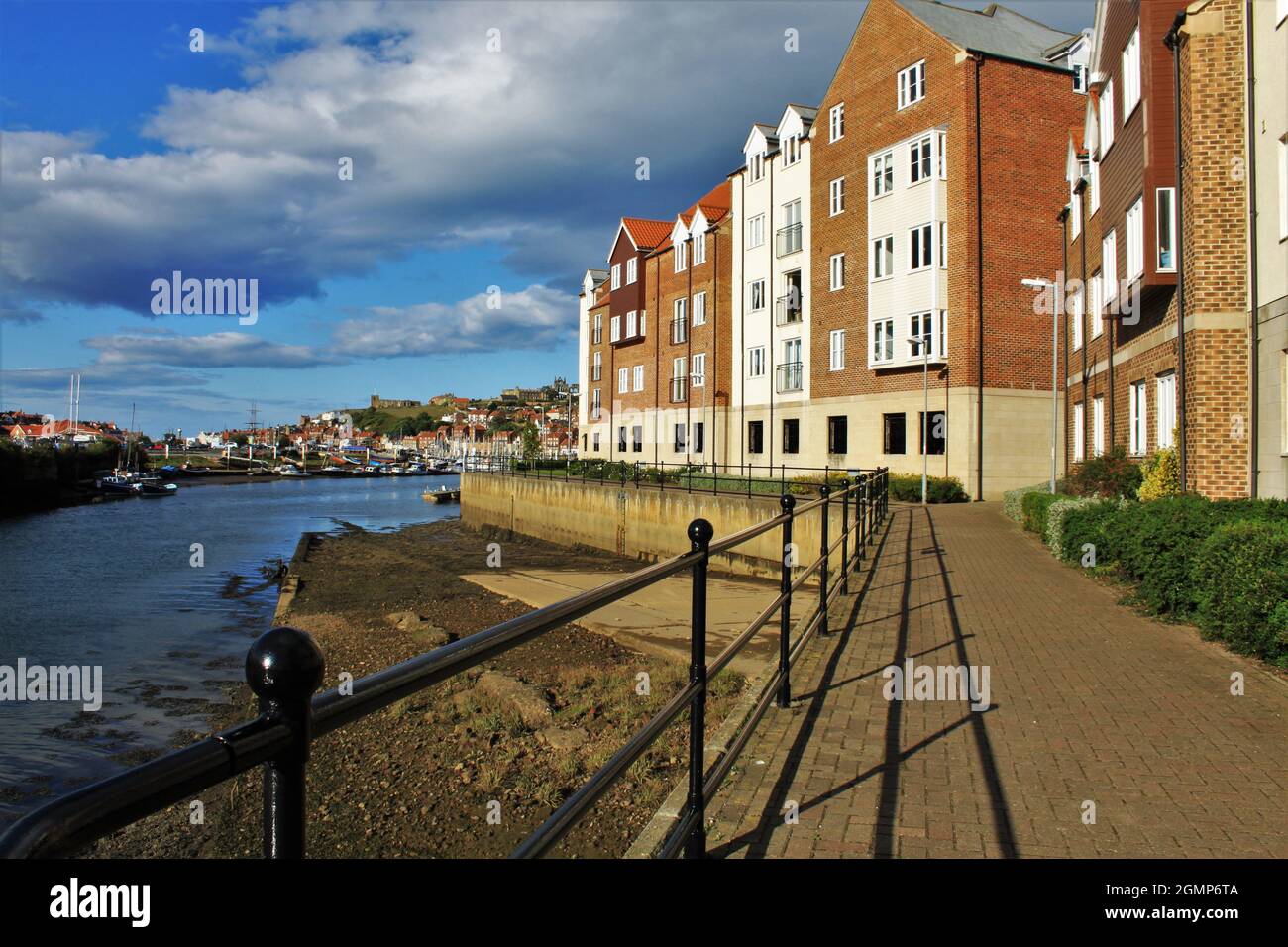 View of Whitby from new bridge Stock Photo - Alamy