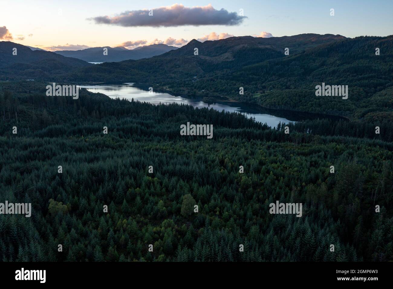Loch Achray, Aberfoyle and Loch Achray, Loch Lomond and Trossachs ...