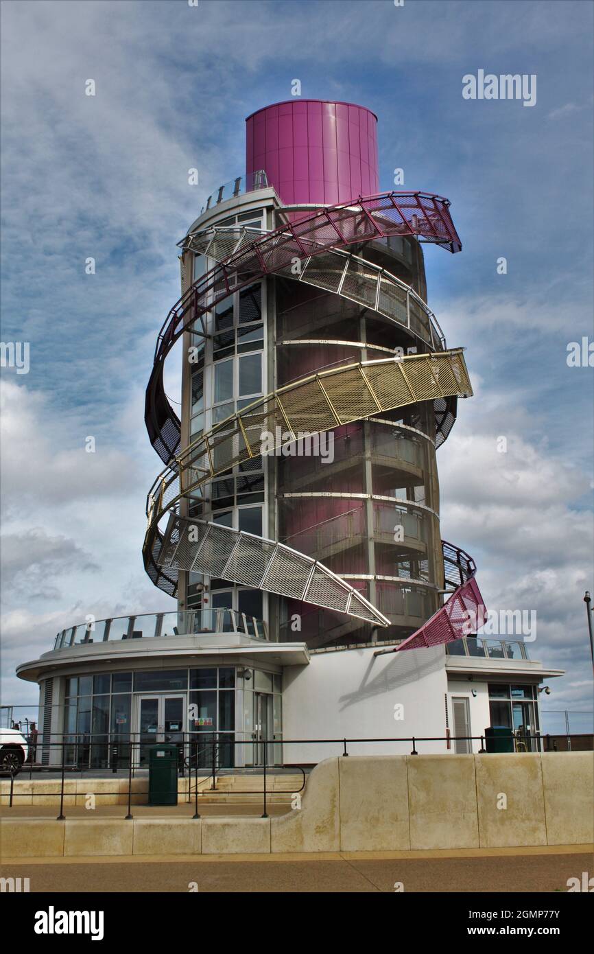 Redcar Beacon - England Stock Photo - Alamy