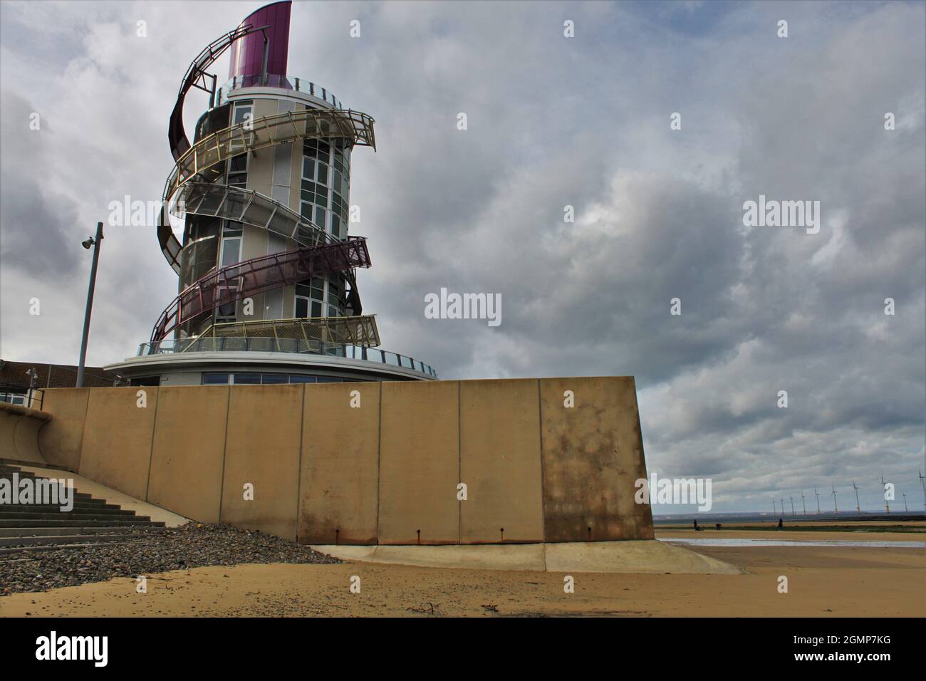 Redcar Beacon - England Stock Photo - Alamy