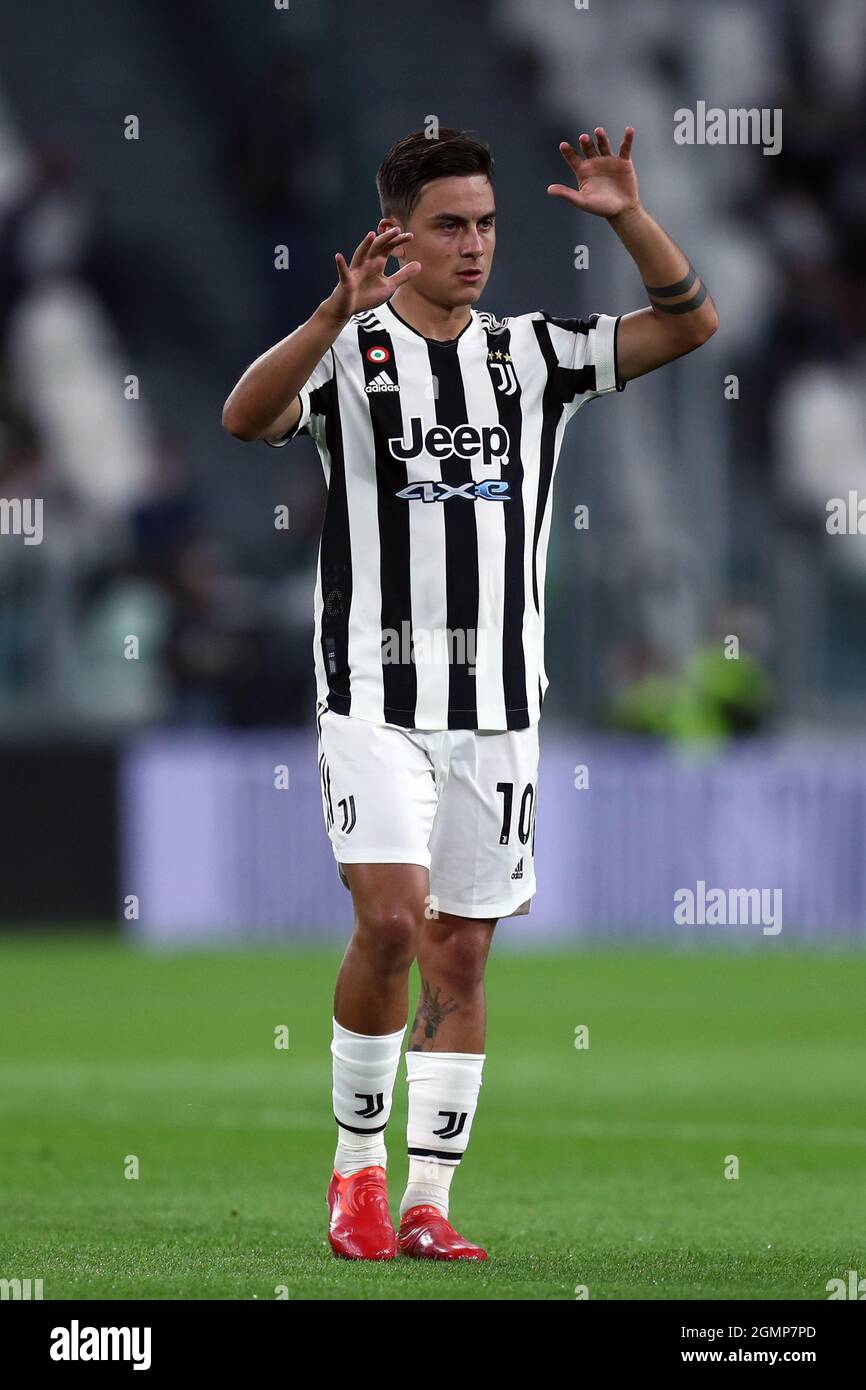 Torino, Italy. 19 September 2021. Paulo Dybala of Juventus Fc looks on ...