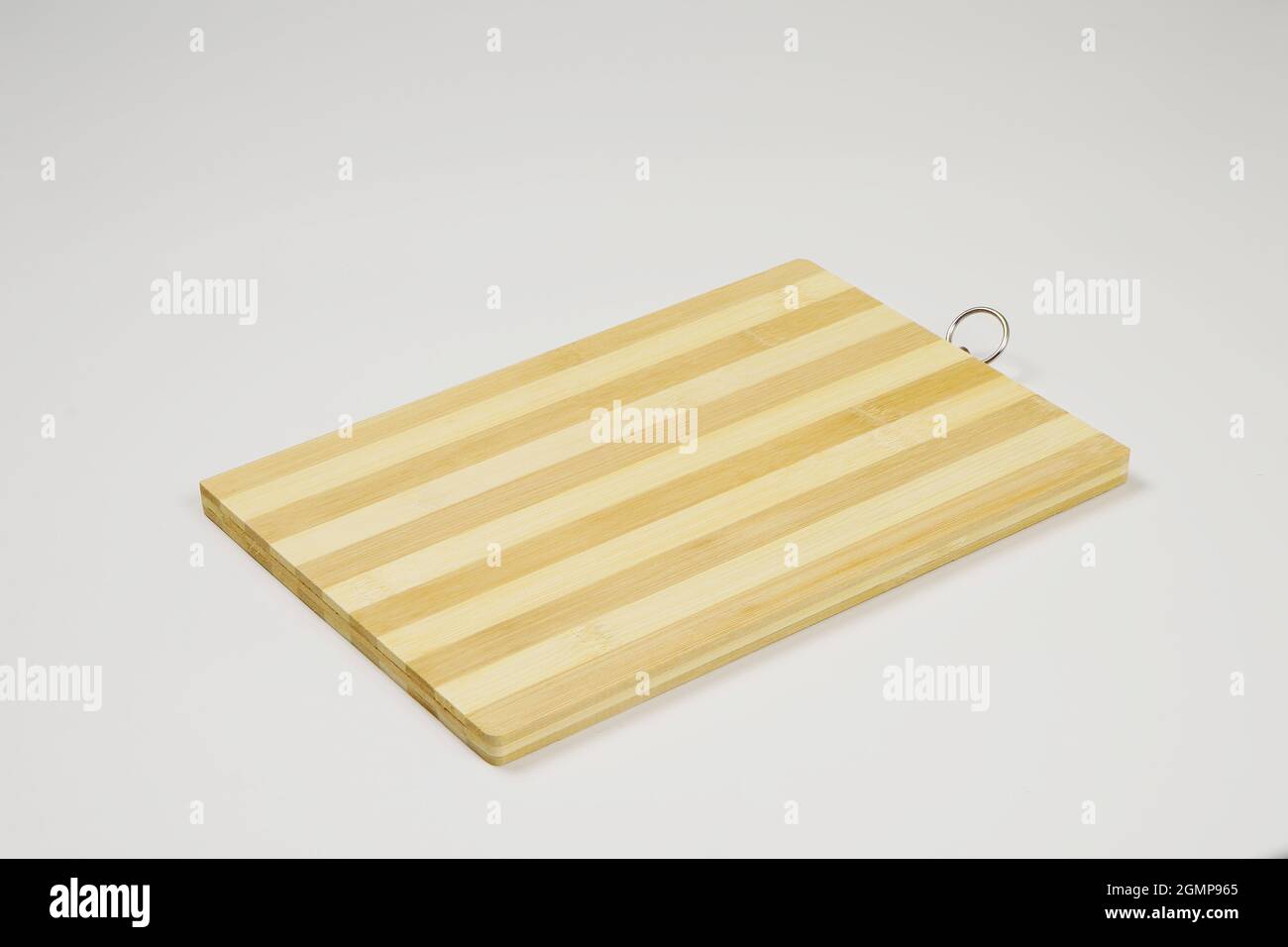 Chopping Board on White Background Stock Photo - Alamy