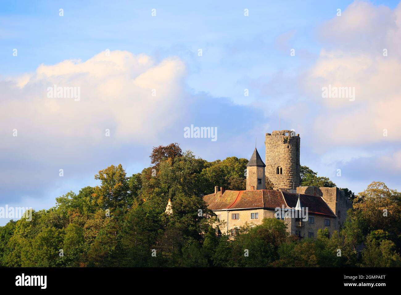 The medieval Castle Krautheim, Hohenlohe, Baden-Württemberg, Germany ...