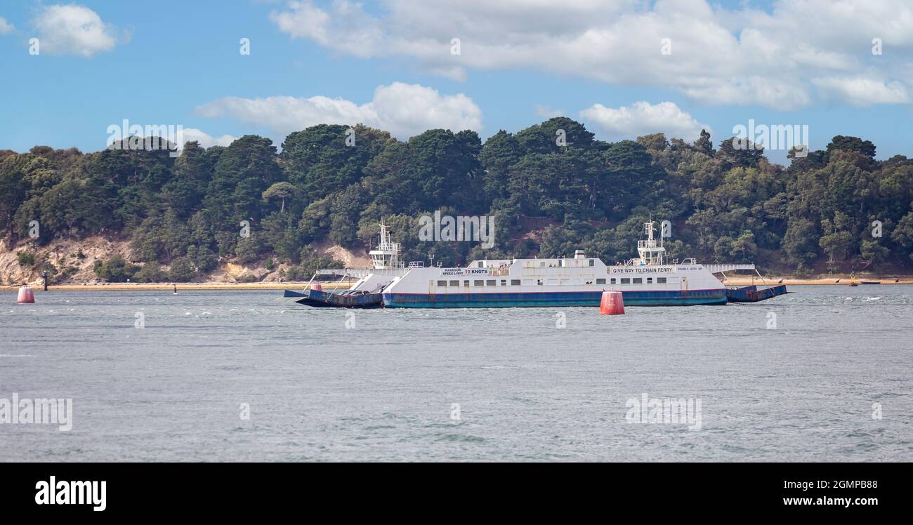 Studland to Sandbanks Chain Ferry en route to Sandbanks, Poole, Dorset ...