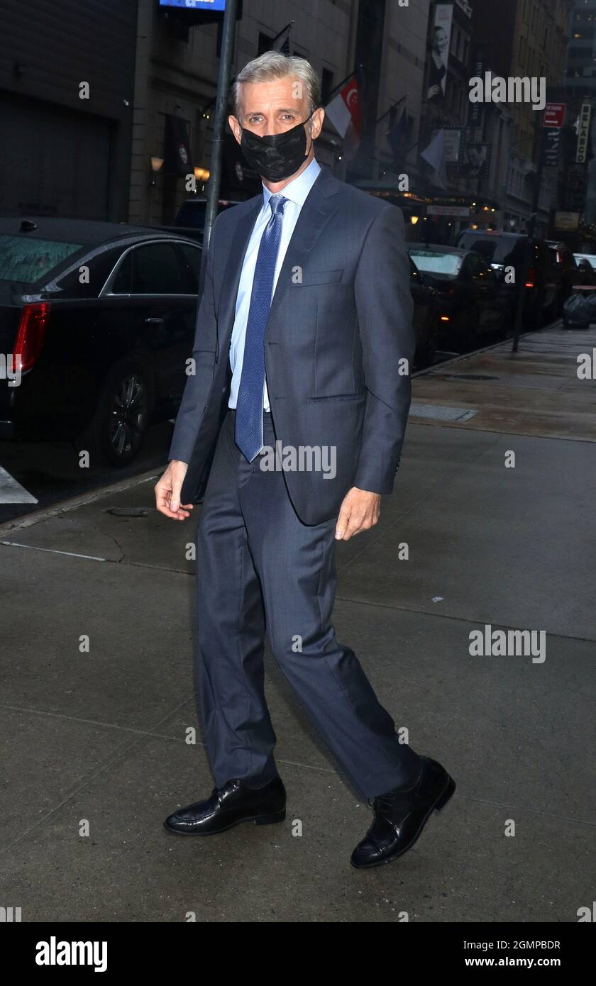 New York - NY - 20210809 Robin RobertsGeorge Stephanopoulos and Michael ...
