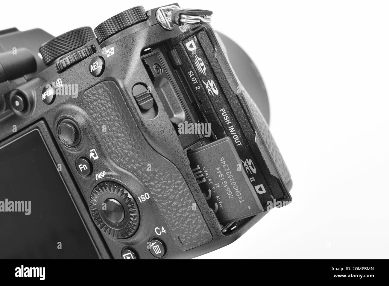 New Delhi, India- October 5, 2020: Double Card Slot on Sony's Digital ...