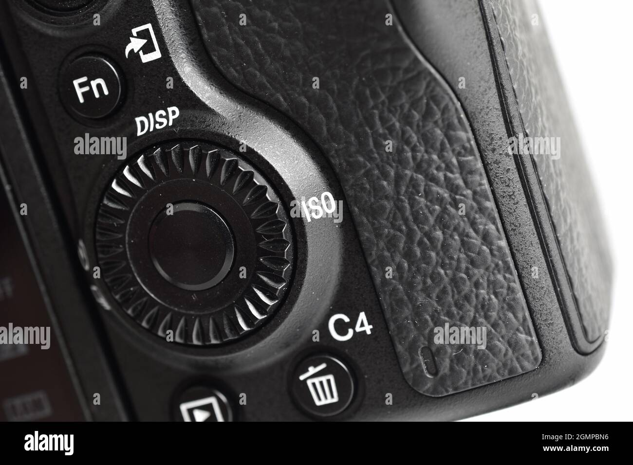 Rotating Dial on Digital Camera Stock Photo - Alamy