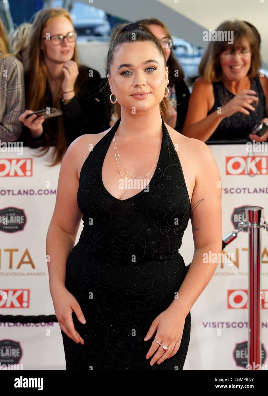 Megan Cusack attending the National Television Awards 2021 held at the ...