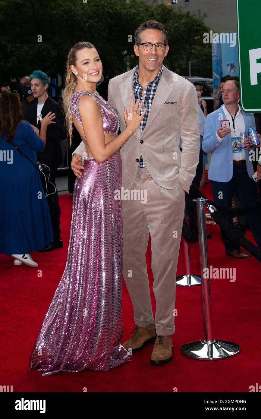 New York - NY - 20210803 - NYC Premiere of 'Free Guy'-Outside Arrivals AMC Lincoln CenterNY ...