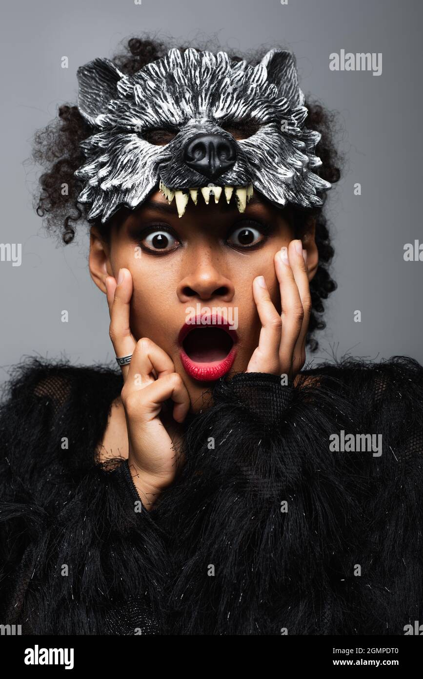 Girl Werewolf Face Makeup