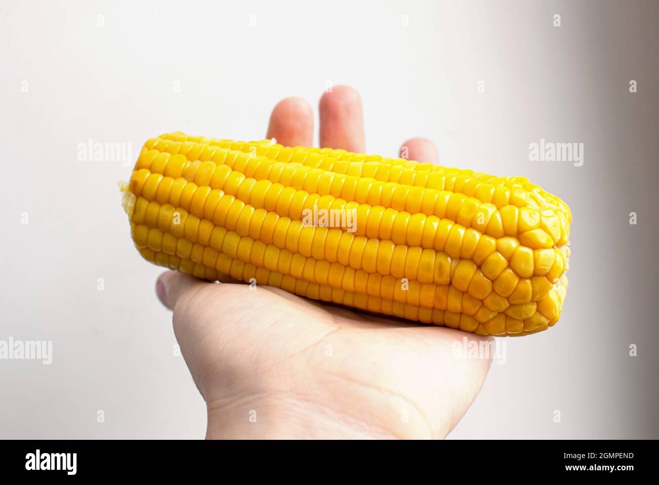 Boiled corn kernels in white hi-res stock photography and images - Alamy