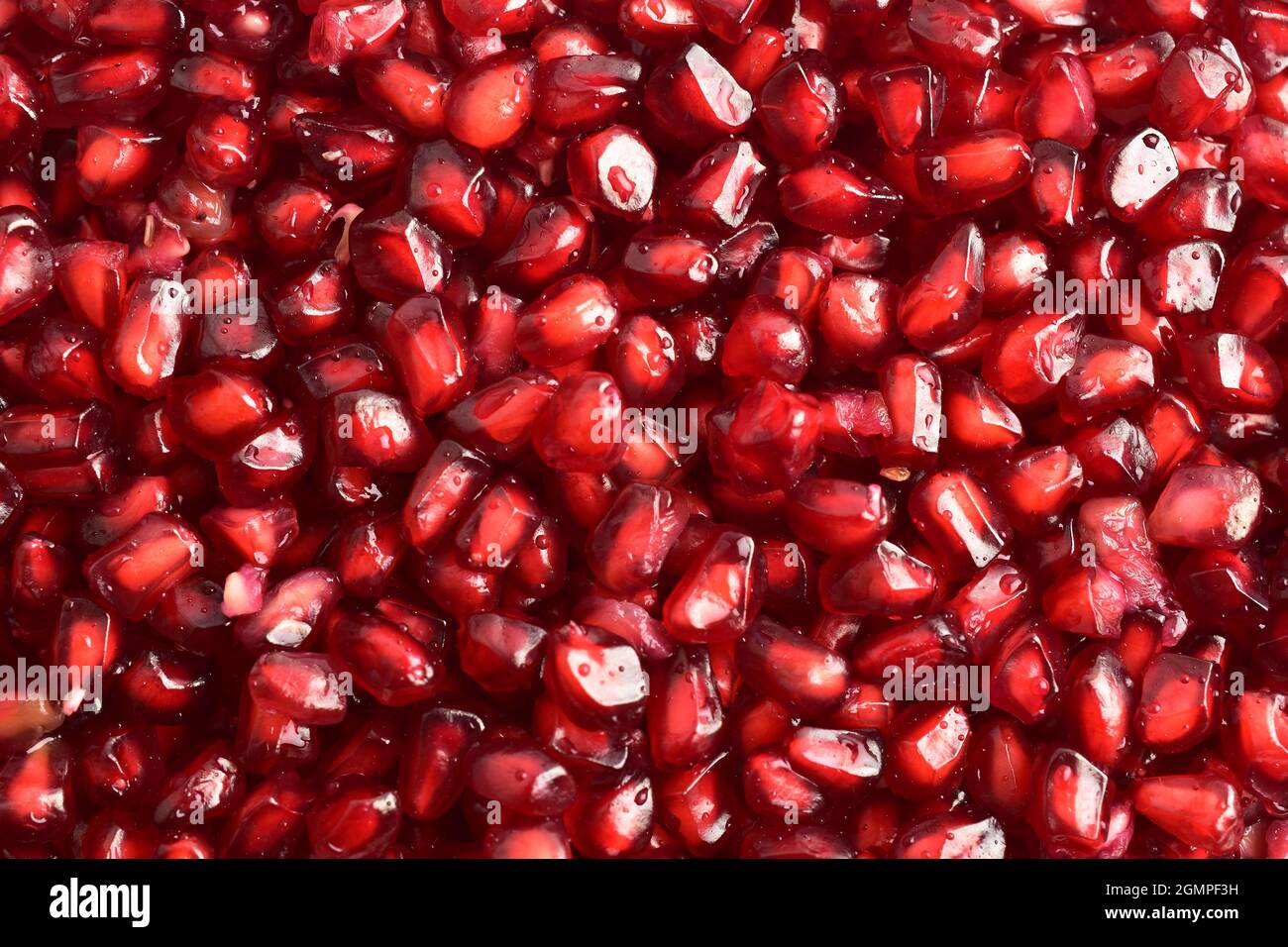 Top View of Pomegranate Texture Stock Photo - Alamy