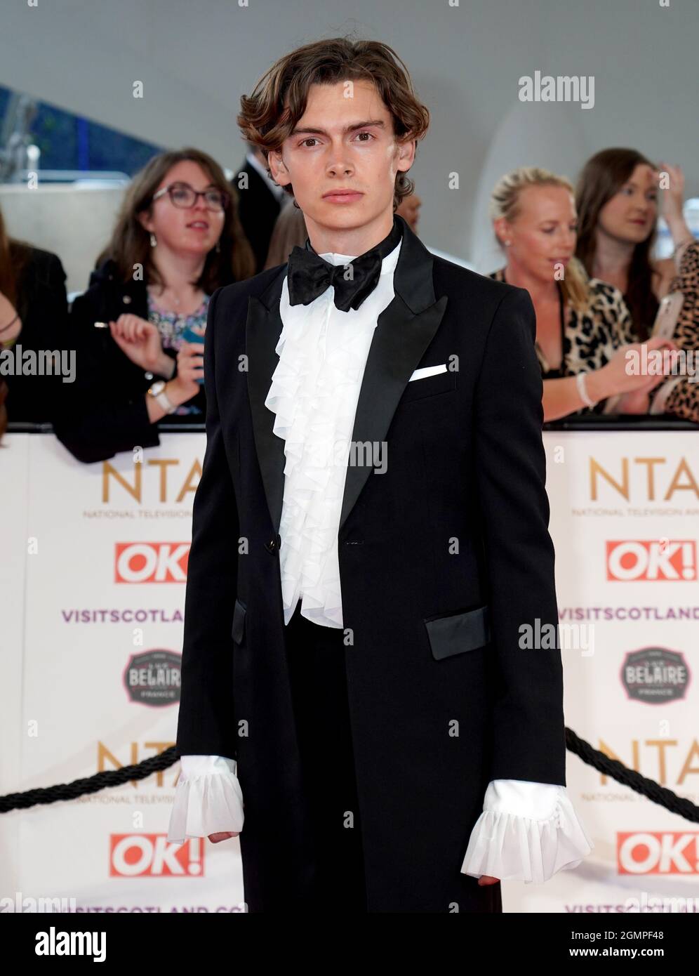 Mathias Le Fevre attending the National Television Awards 2021 held at ...