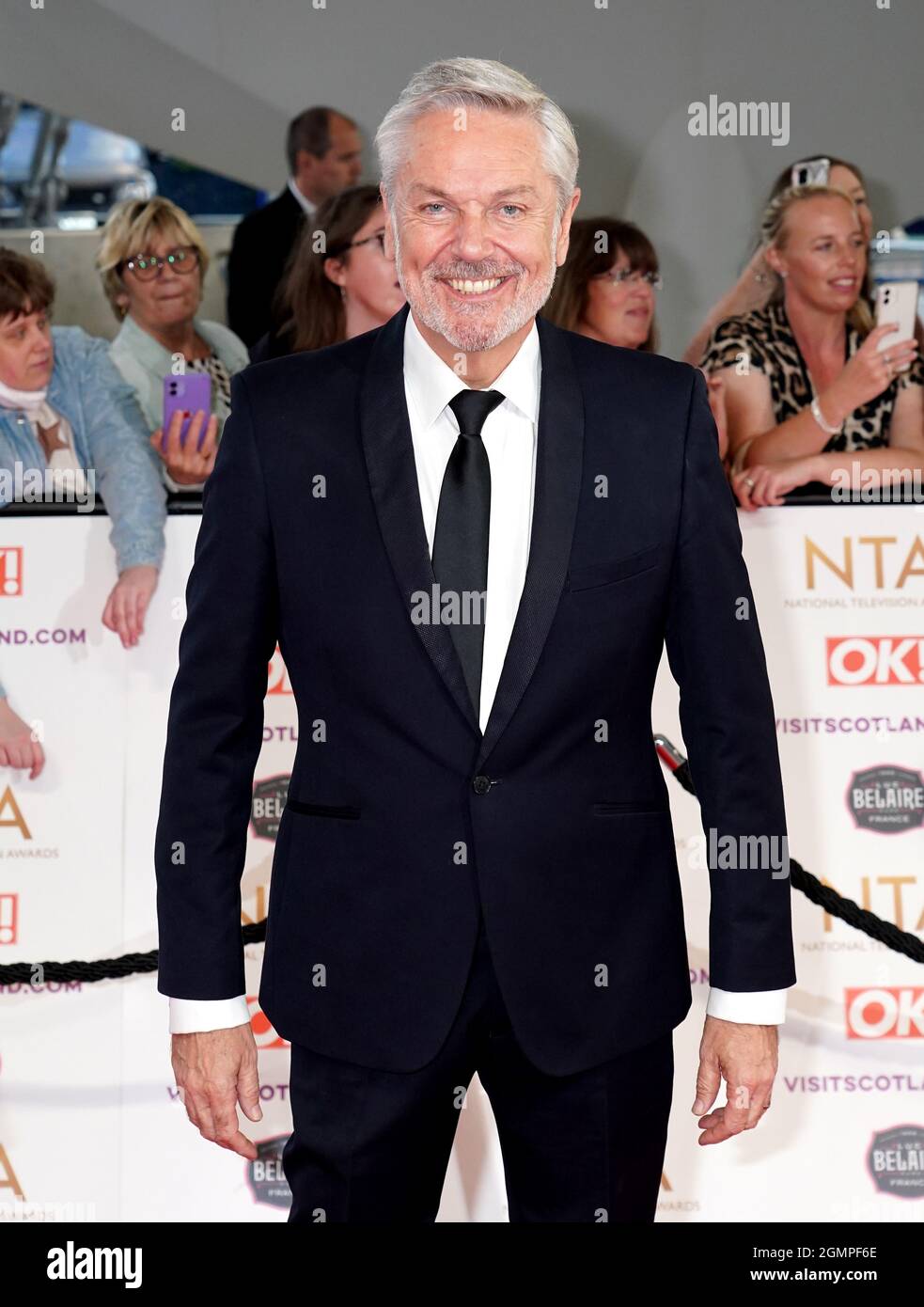Brian Conley attending the National Television Awards 2021 held at the ...