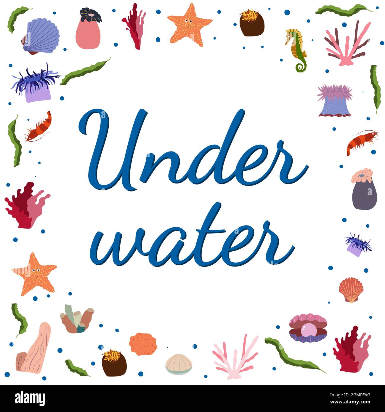 Cartoon sea animals hi-res stock photography and images - Alamy