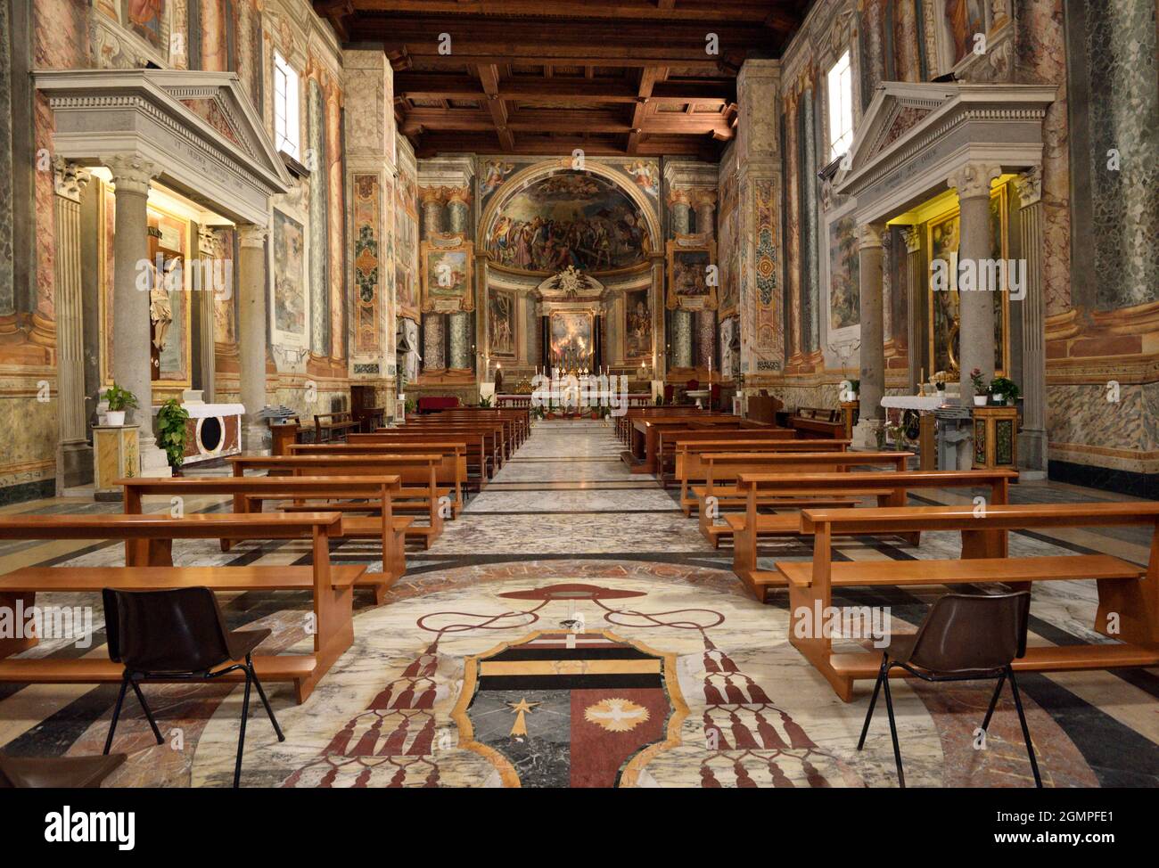 Italy, Rome, Basilica di San Vitale Stock Photo - Alamy
