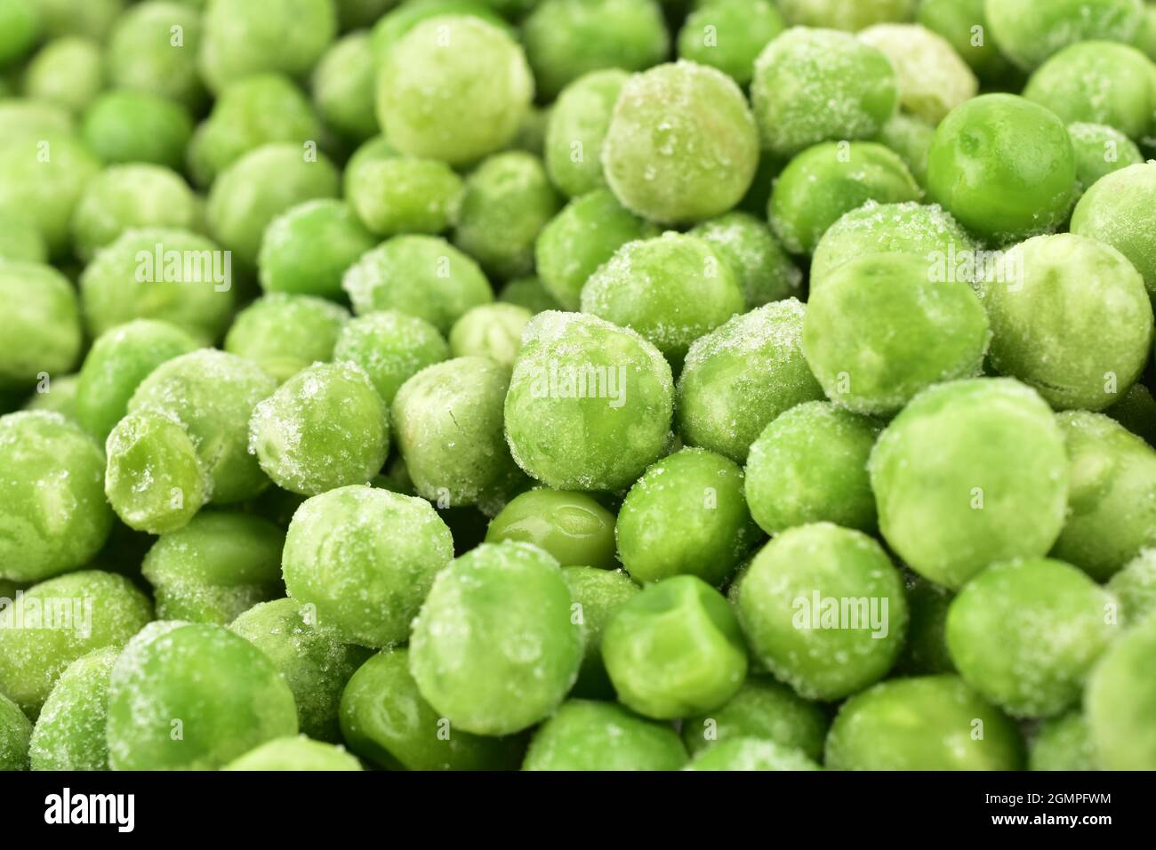 Macro Image of Cold Peas Stock Photo - Alamy
