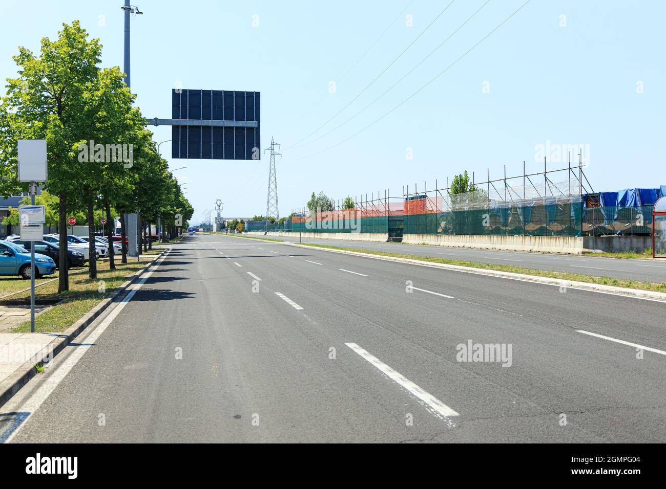 Generic views of the “Interporto di Bologna” (Bologna Freight Village ...