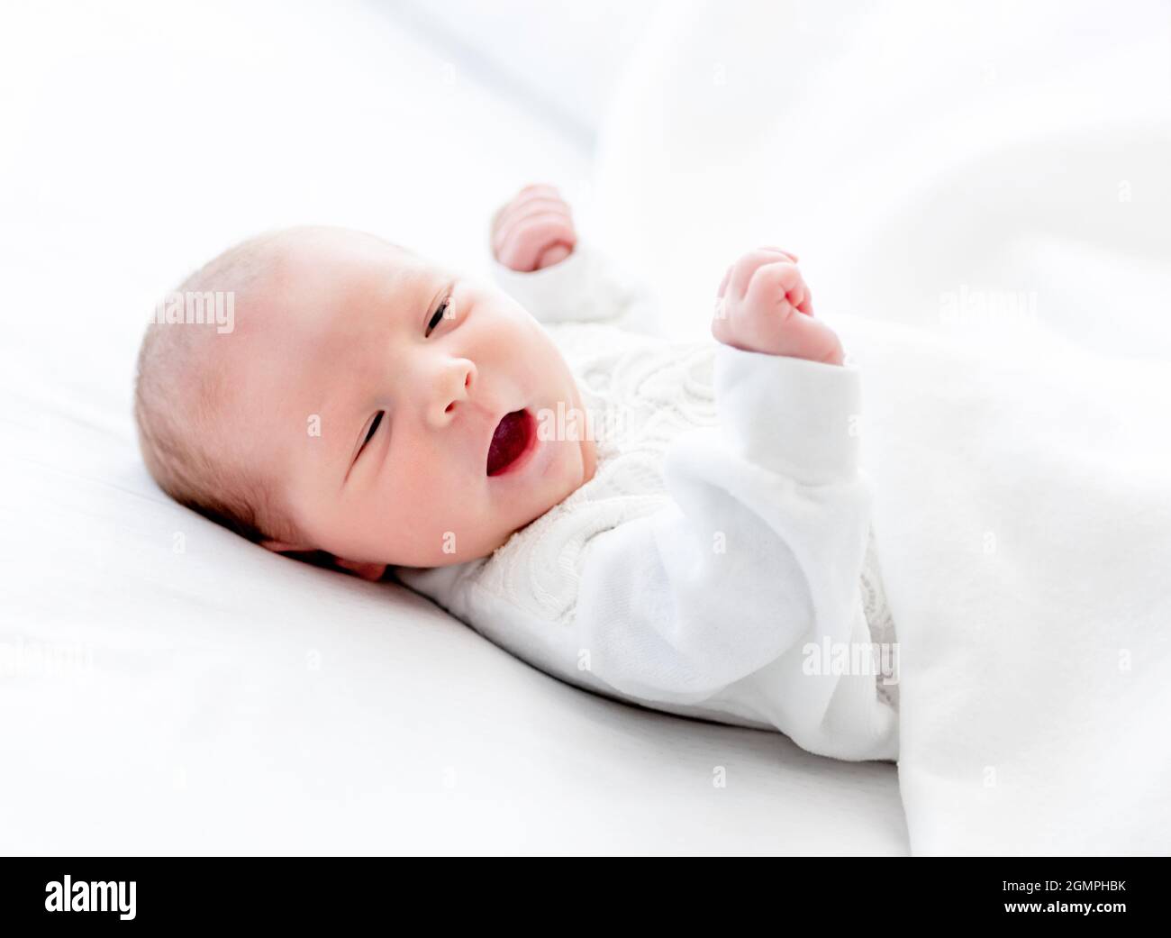 Newborn baby at home Stock Photo - Alamy